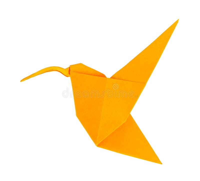 Colibrí de Origami foto de archivo. Imagen de cola, vibrante - 25141444
