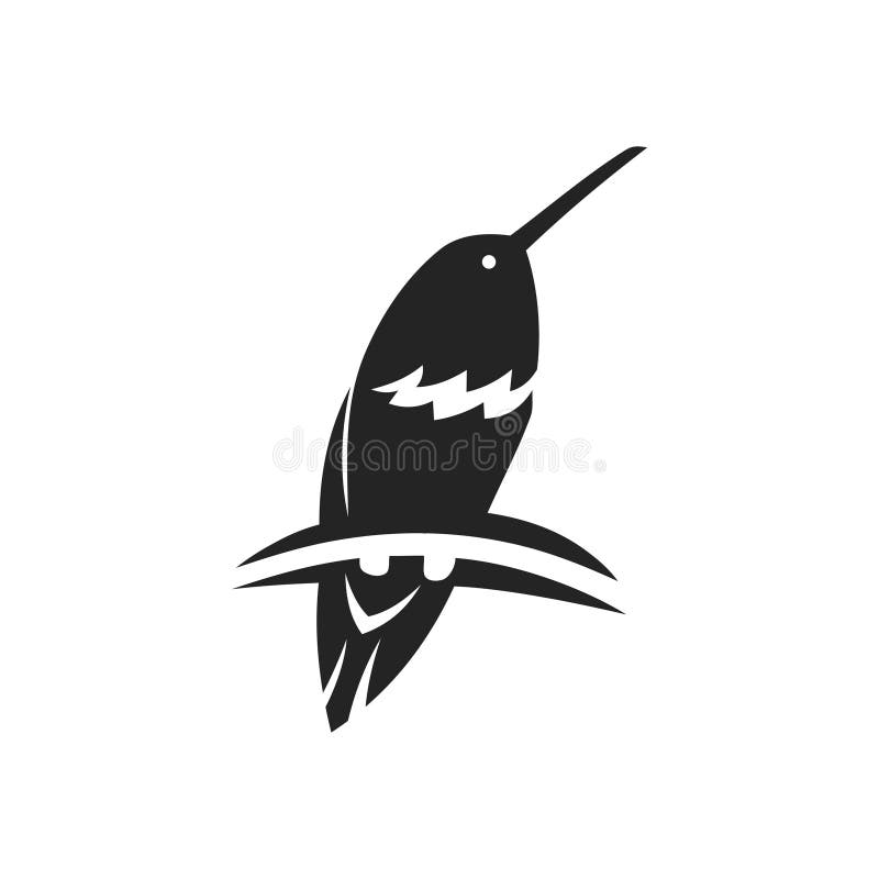 Colibri Logo Template Isolated. Brand Identity. Icon Abstract Vector ...