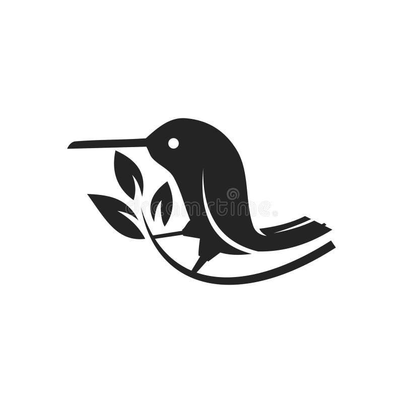 Colibri Logo Template Isolated. Brand Identity. Icon Abstract Vector ...
