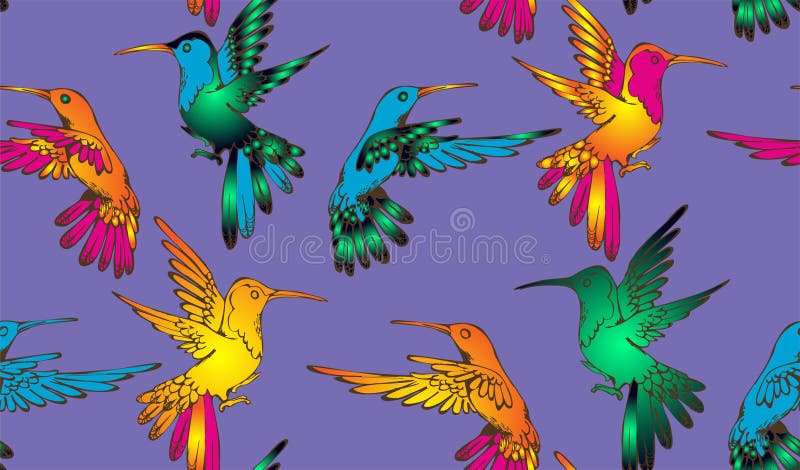 Colibri - nice birds stock vector. Illustration of nature - 120173460