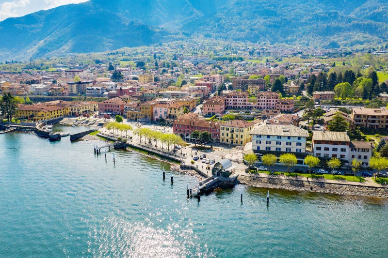 Colico, Como Lake, Italy stock photo. Image of landscape - 217096630