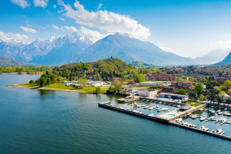 Colico, Como Lake, Italy editorial stock image. Image of passengers ...