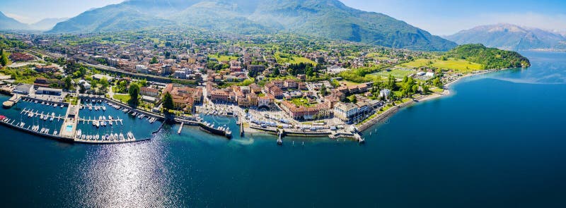 Colico - Lake Como it stock image. Image of boats, fuentes - 182967517