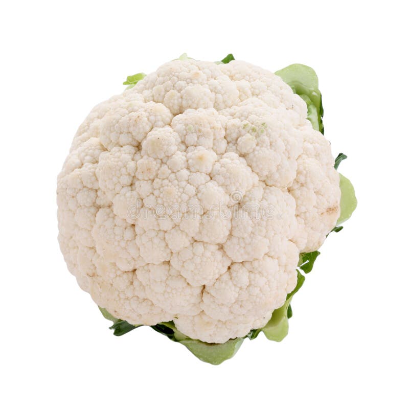 Coliflor fresca imagen de archivo. Imagen de aislado, fresco - 8319789