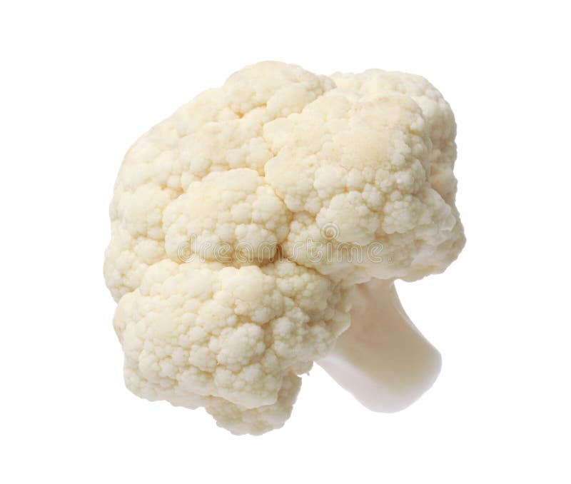 Coliflor Fresca Aislada En Blanco Foto de archivo - Imagen de nadie ...