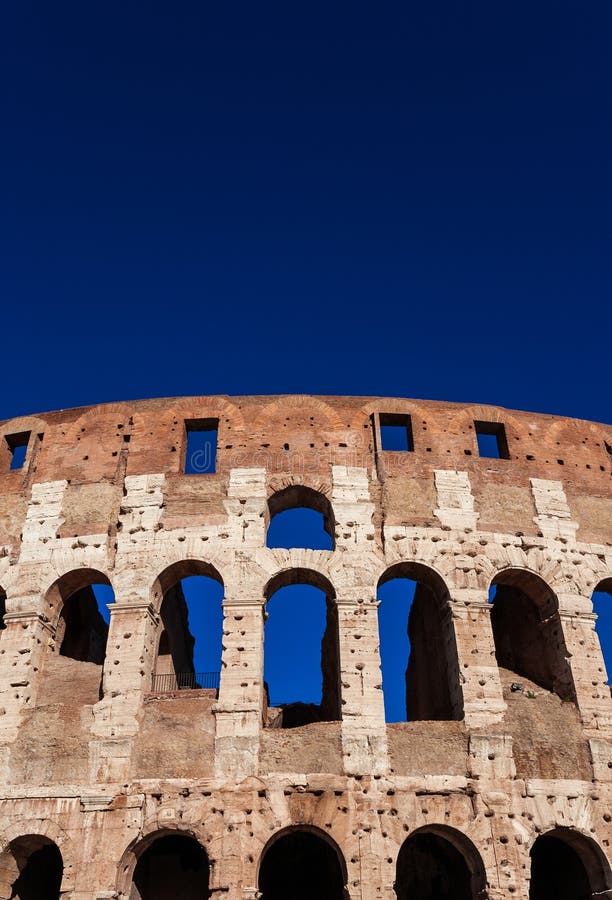 Coliseum arches in Rome stock photo. Image of brown - 112127948