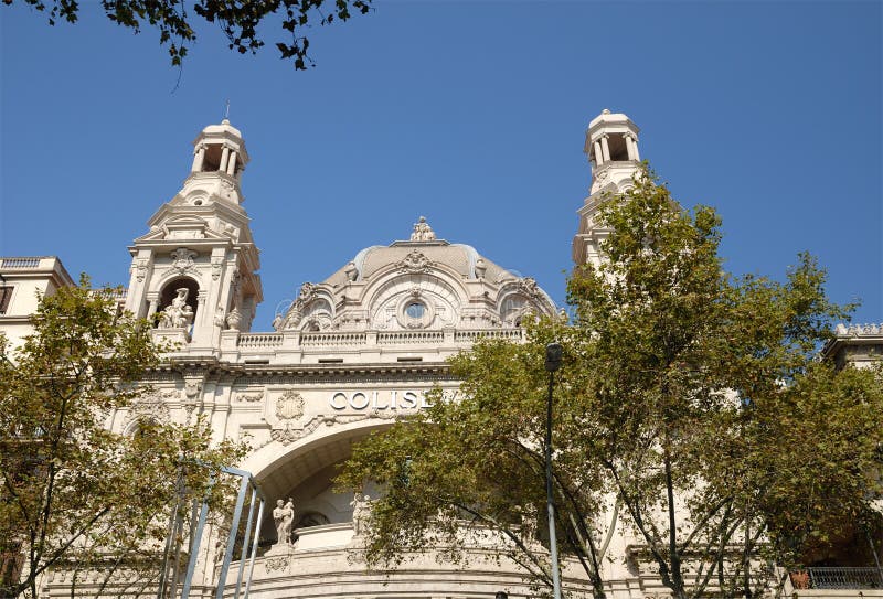 Coliseum in Barcelona, Spain Stock Image - Image of columns, design ...