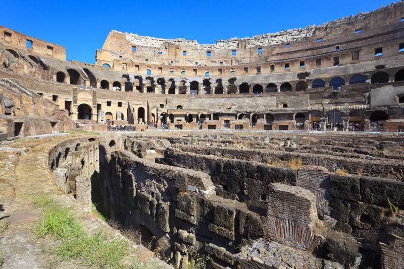 Coliseum Inside, Italy, Rome Stock Image - Image of architecture ...