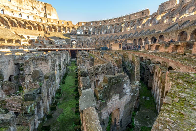 Arena Coliseum in Rome Italy Stock Image - Image of forum, building ...