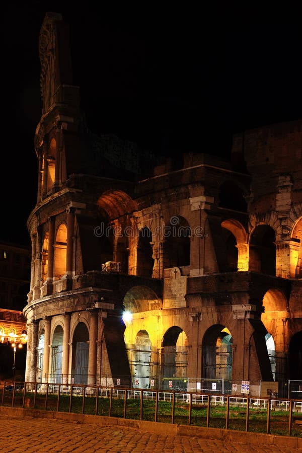 Coliseum by Night stock image. Image of amphitheater - 28338979