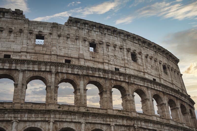 Coliseum stock photo. Image of architecture, monument - 195318186