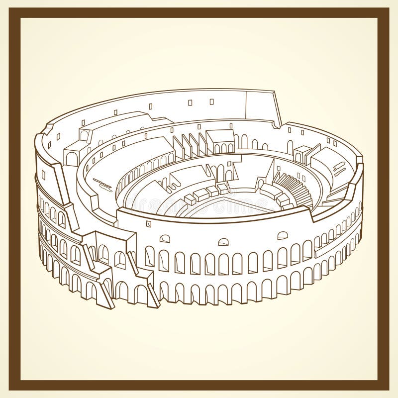 Coliseum Artwork Stock Illustrations – 254 Coliseum Artwork Stock ...