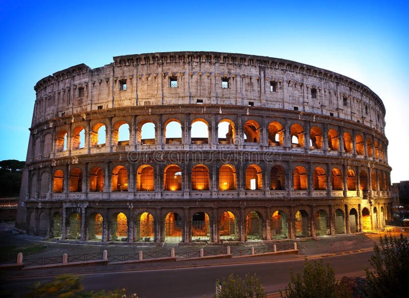 Coliseum stock photo. Image of italy, landmark, forum - 63391748