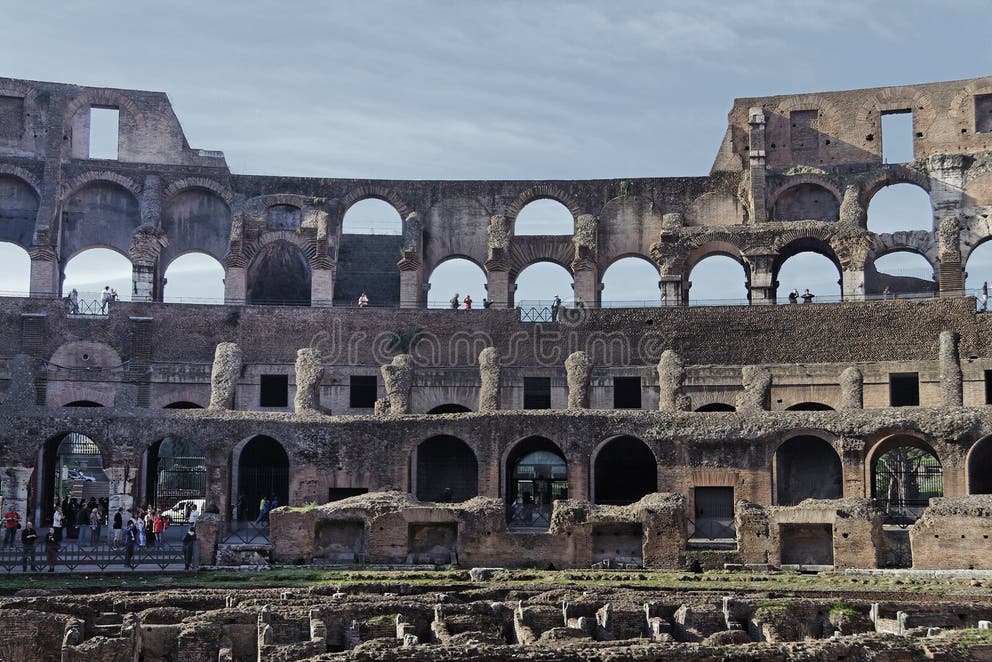Coliseum Rome stock photo. Image of ancient, detail, ruins - 12737014