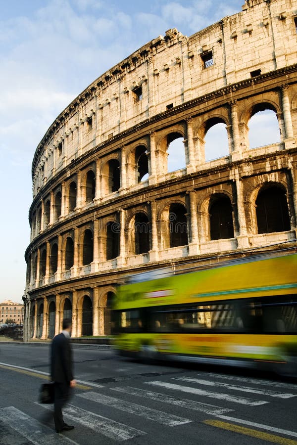 The Coliseum of Rome stock photo. Image of architecture - 13905886