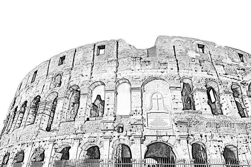 Colosseo Drawing Stock Photos - Free & Royalty-Free Stock Photos from ...