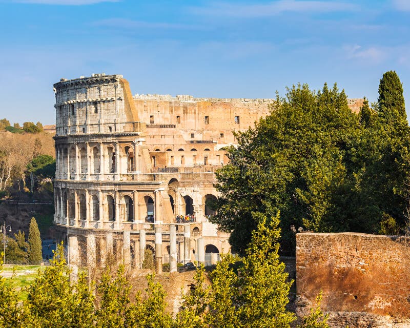 Coliseum in Rome stock image. Image of colosseum, landscape - 25675387