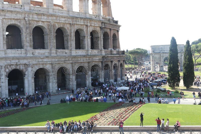 Coliseum - Rome editorial stock image. Image of roma - 55474664