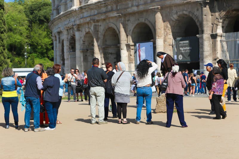 Coliseum Rome editorial stock image. Image of destination - 56700444