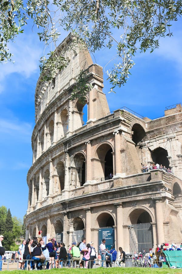 Coliseum Rome editorial stock image. Image of building - 56701444