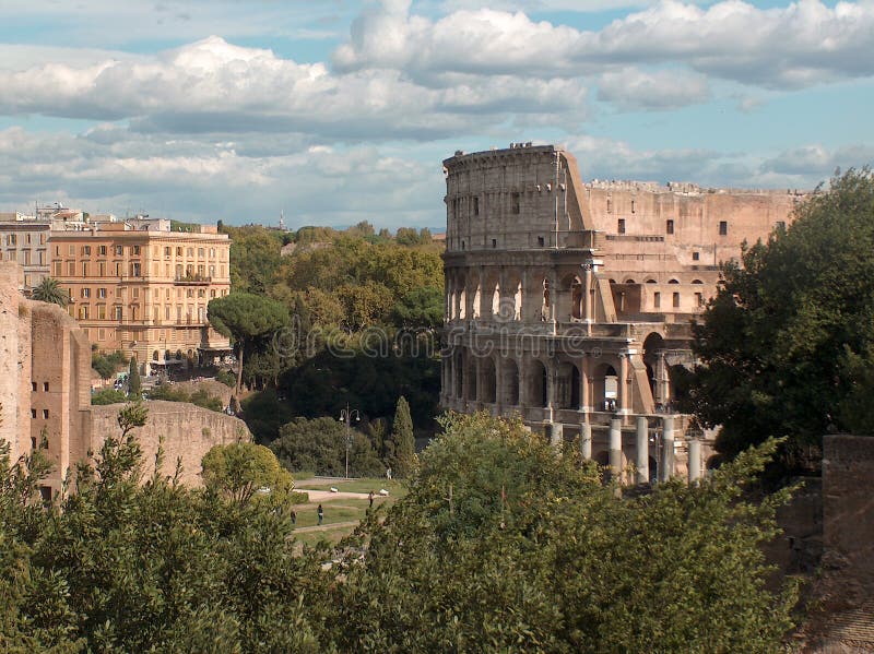 The Coliseum - Rome, Italy stock image. Image of coliseum - 24670525