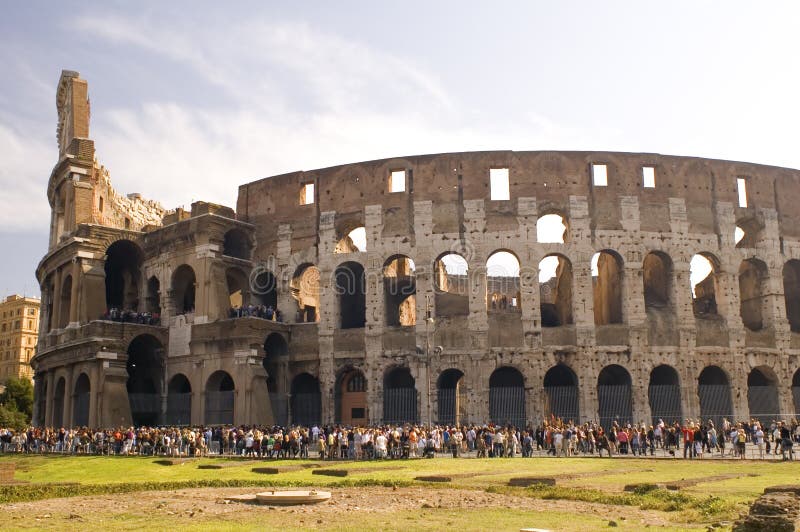 Coliseum in Rome Italy editorial stock image. Image of history - 6574479