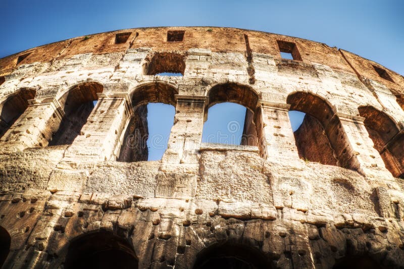 Coliseum in Rome Italy stock photo. Image of history, amphitheater ...