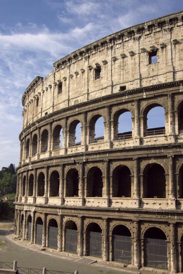 Coliseum wall stock image. Image of dramatic, arch, culture - 9562563