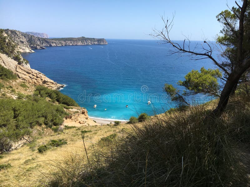 Coll baix stock photo. Image of baix, coll, blue, beach - 77371668