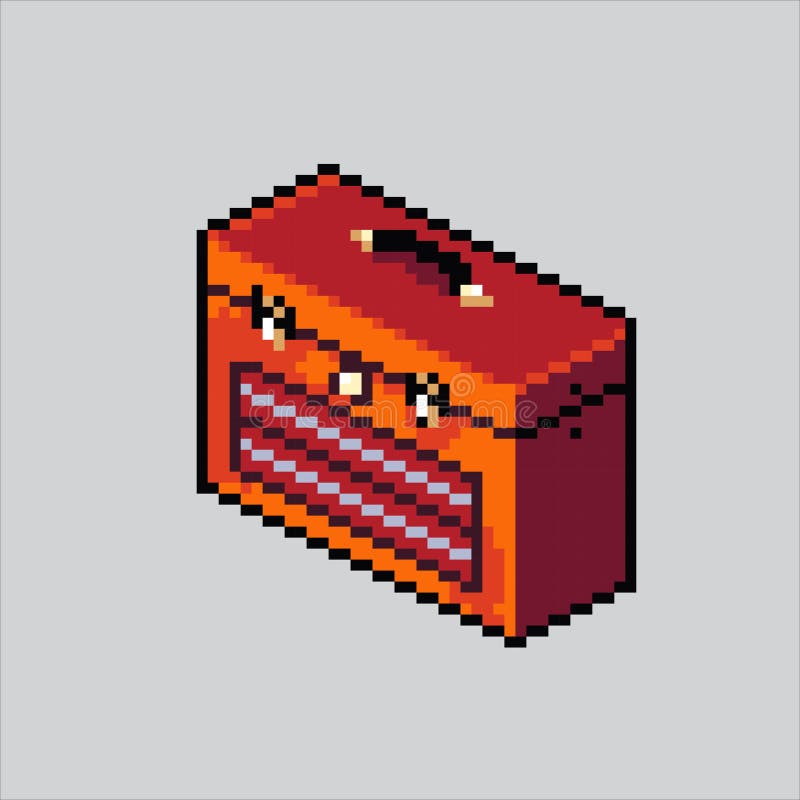 Pixel Art Toolbox Illustration Vector for Game Design Stock Vector ...