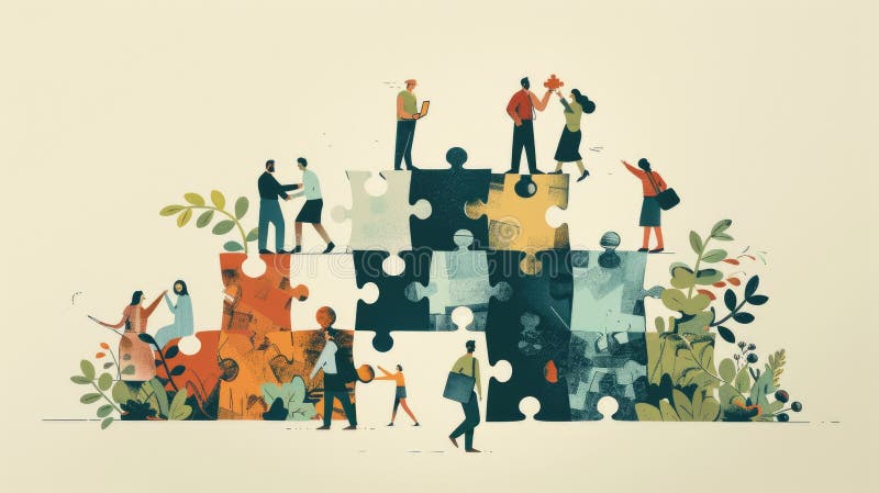 Collaborate with a Diverse Group To Solve Puzzles, Unity in Teamwork ...