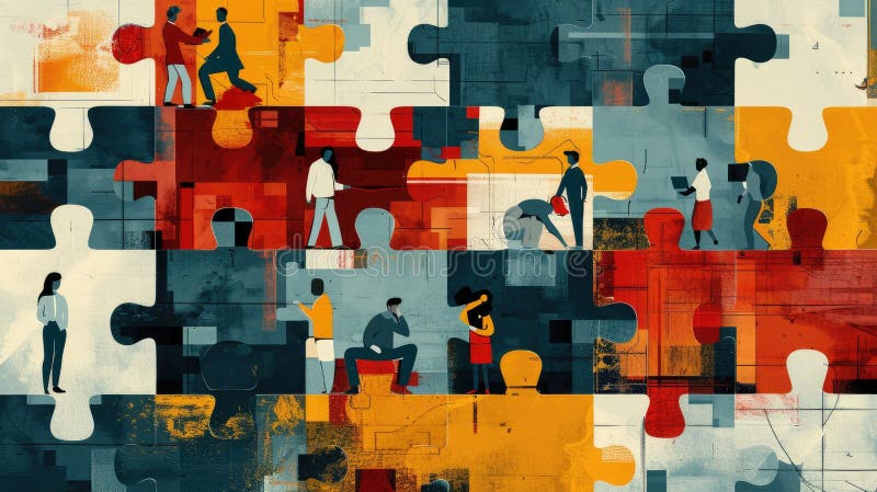 Collaborate with a Diverse Group To Solve Puzzles, Unity in Teamwork ...