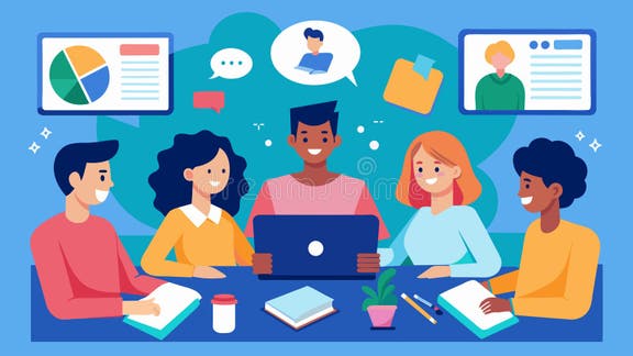 Collaborating with Classmates on a Virtual Study Group Sharing Notes ...