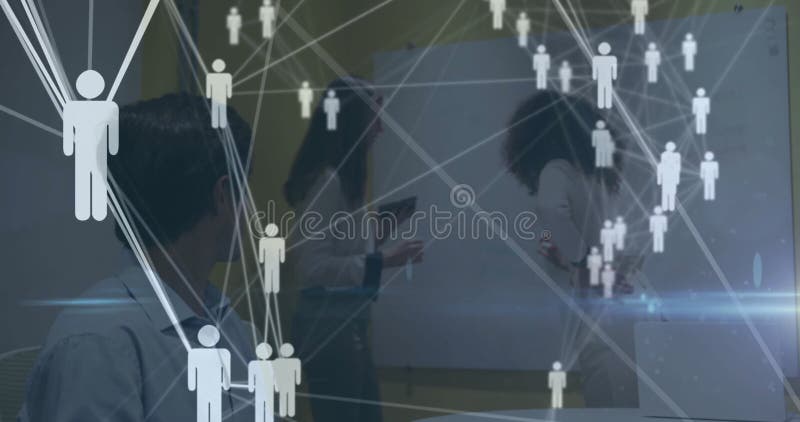 Collaborating in Office, People Networking and Processing Data in ...