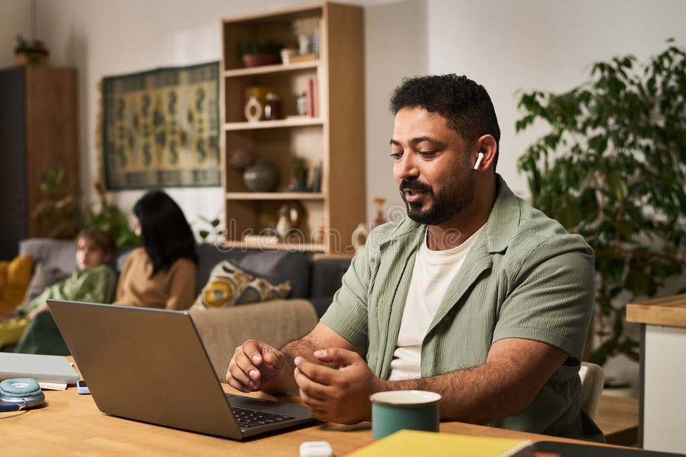 Collaborating on Remote Work Project in Modern Office Stock Photo - Image of teamwork, caucasian ...