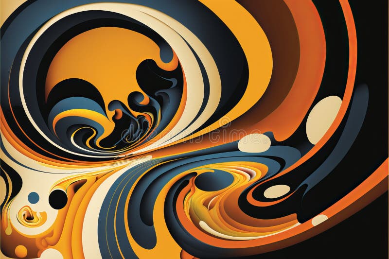 Collaboration Abstract Art (generative AI) Stock Illustration ...