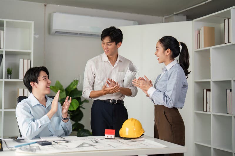 Collaboration and Achievement. Celebrating a Successful Project ...