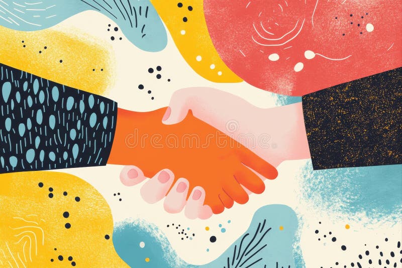 Collaboration Agreement Creative Digital Art and Teamwork in Business ...