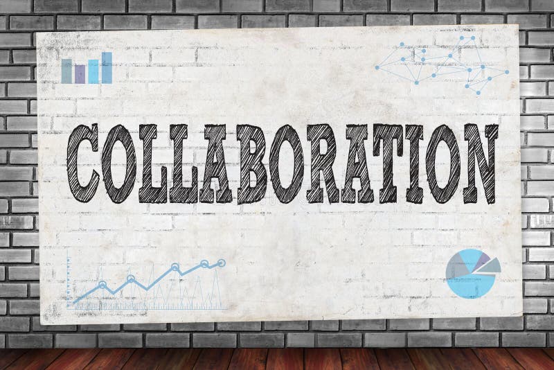 COLLABORATION stock illustration. Illustration of collaborate - 75223288