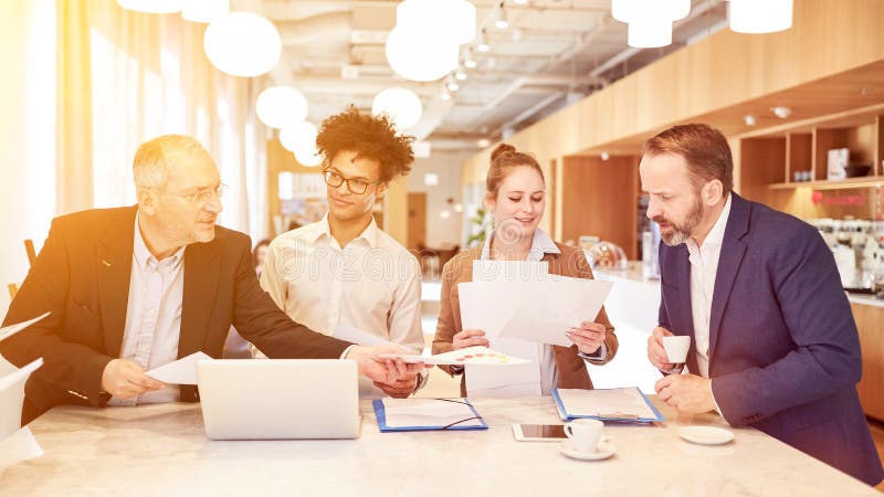 Collaboration in Business Team Planning Project Stock Photo - Image of ...