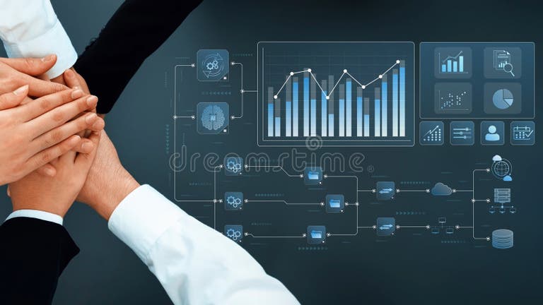 Collaboration Concept with Business Hands on Data Visualization and ...