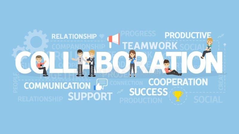 Collaboration Concept. Idea of Partnership and Teamwork Stock Vector ...