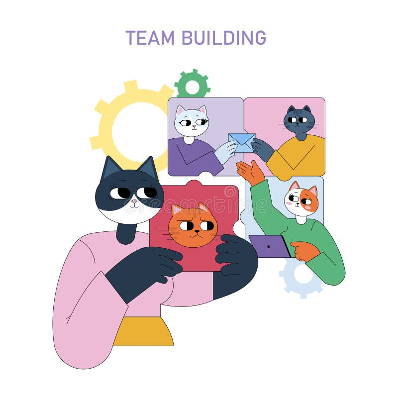 Business. Flat Vector Illustration Stock Illustration - Illustration of ...