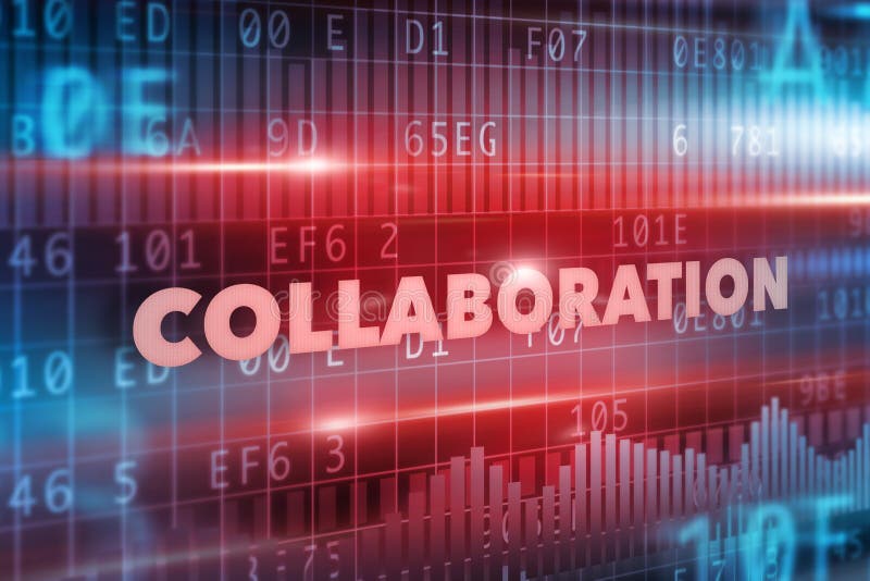 Collaboration Concept in Word Tag Cloud Stock Illustration ... Collaboration Concept in Word Tag Cloud Stock Illustration ...