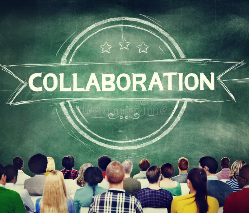 Collaboration Cooperation Partnership Corporate Concept Stock Photo ...