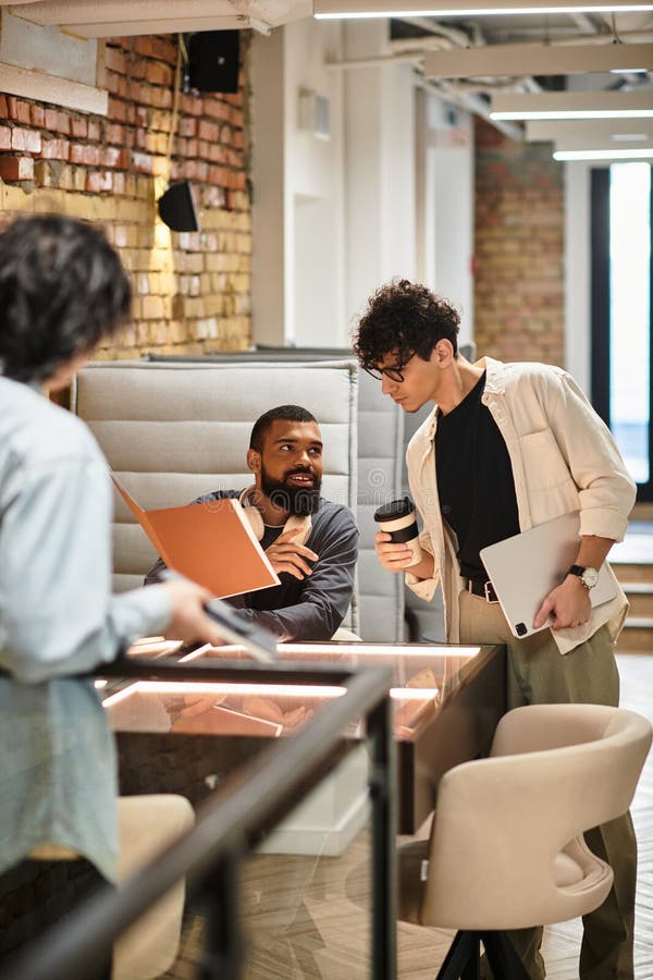 Collaboration and Creativity Flourish in a Stock Image - Image of ...