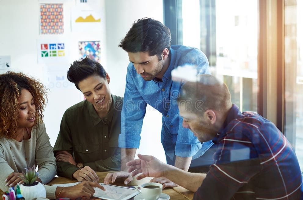 Collaboration, Design or Planning and Business People in Office with ...