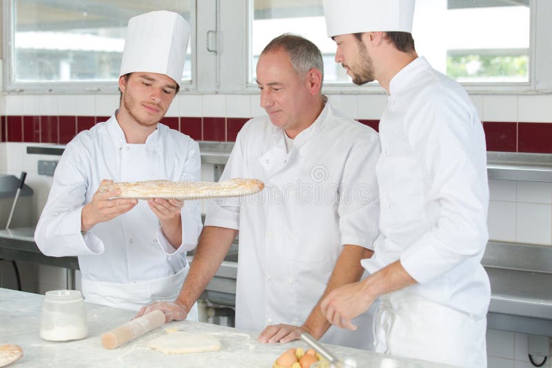 Collaboration Generations in Laboratory Bakery Shop Stock Photo - Image ...