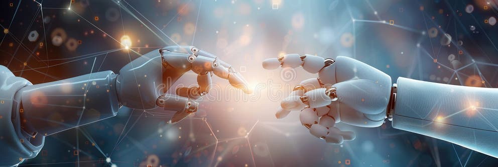 Collaboration between Human and Robot Hands Symbolizes the Synergy of ...