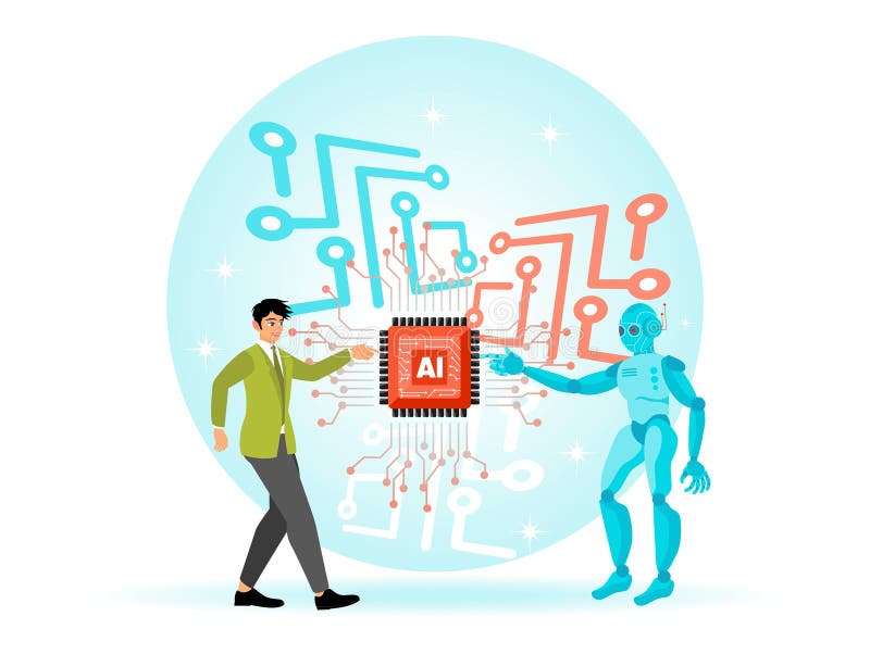 Robot and Human Touch Artificial Intelligence of Global Networking ...